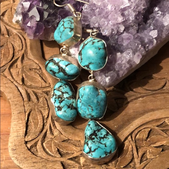 Jewelry | Turquoise Drop Earrings | Poshmark